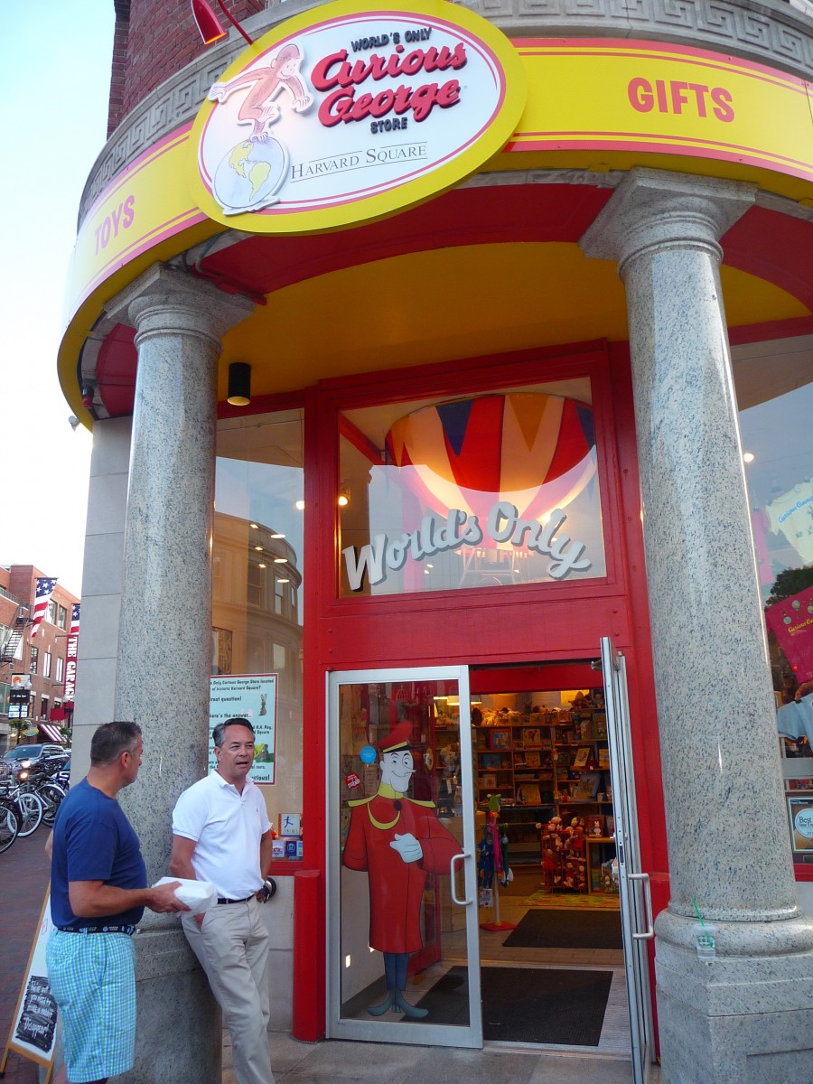 The World's Only Curious George Store is Located in Cambridge, Mass ...